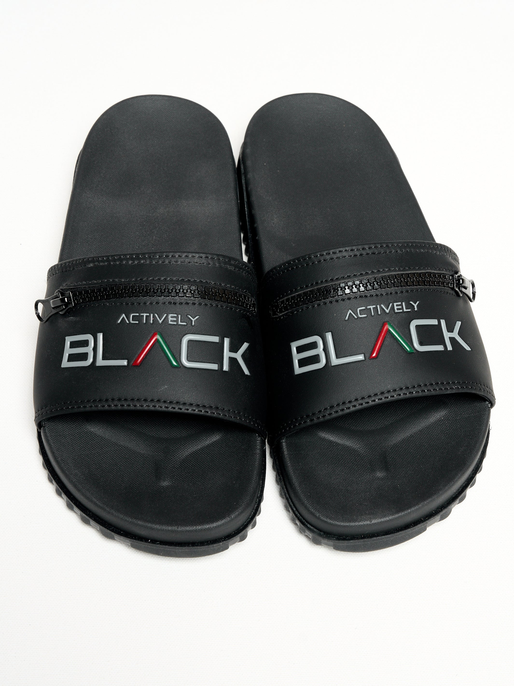 Actively Black Premium Slides 2.0