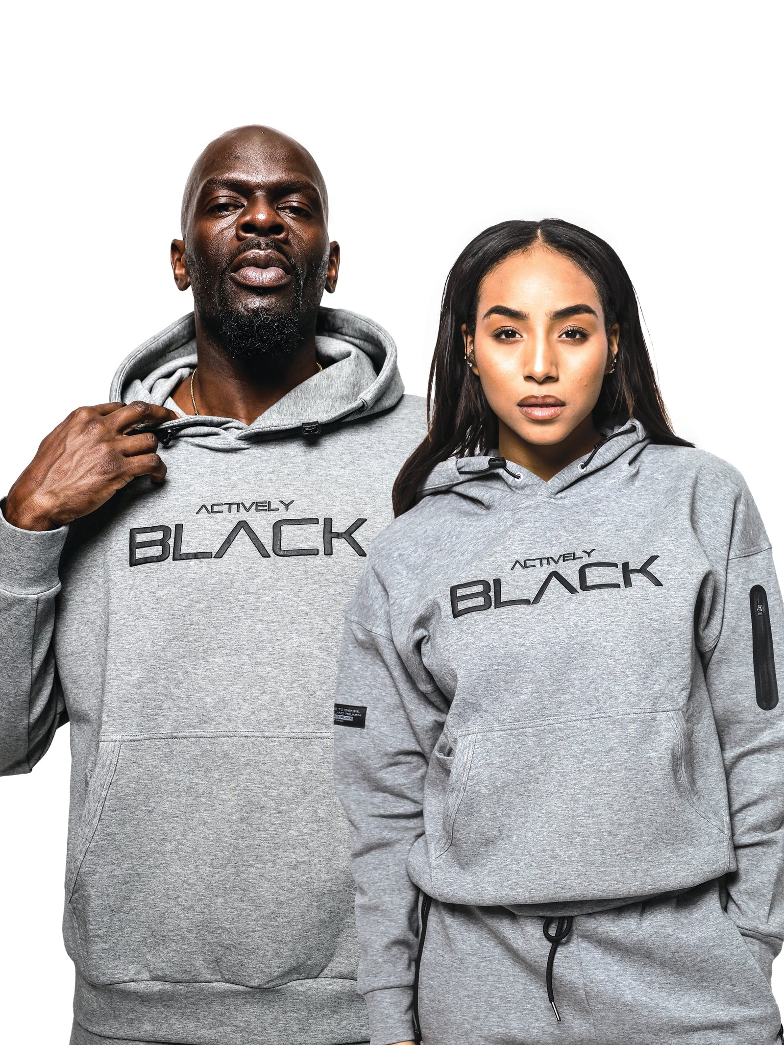 Unisex Puff Print Logo Pullover Hoodie