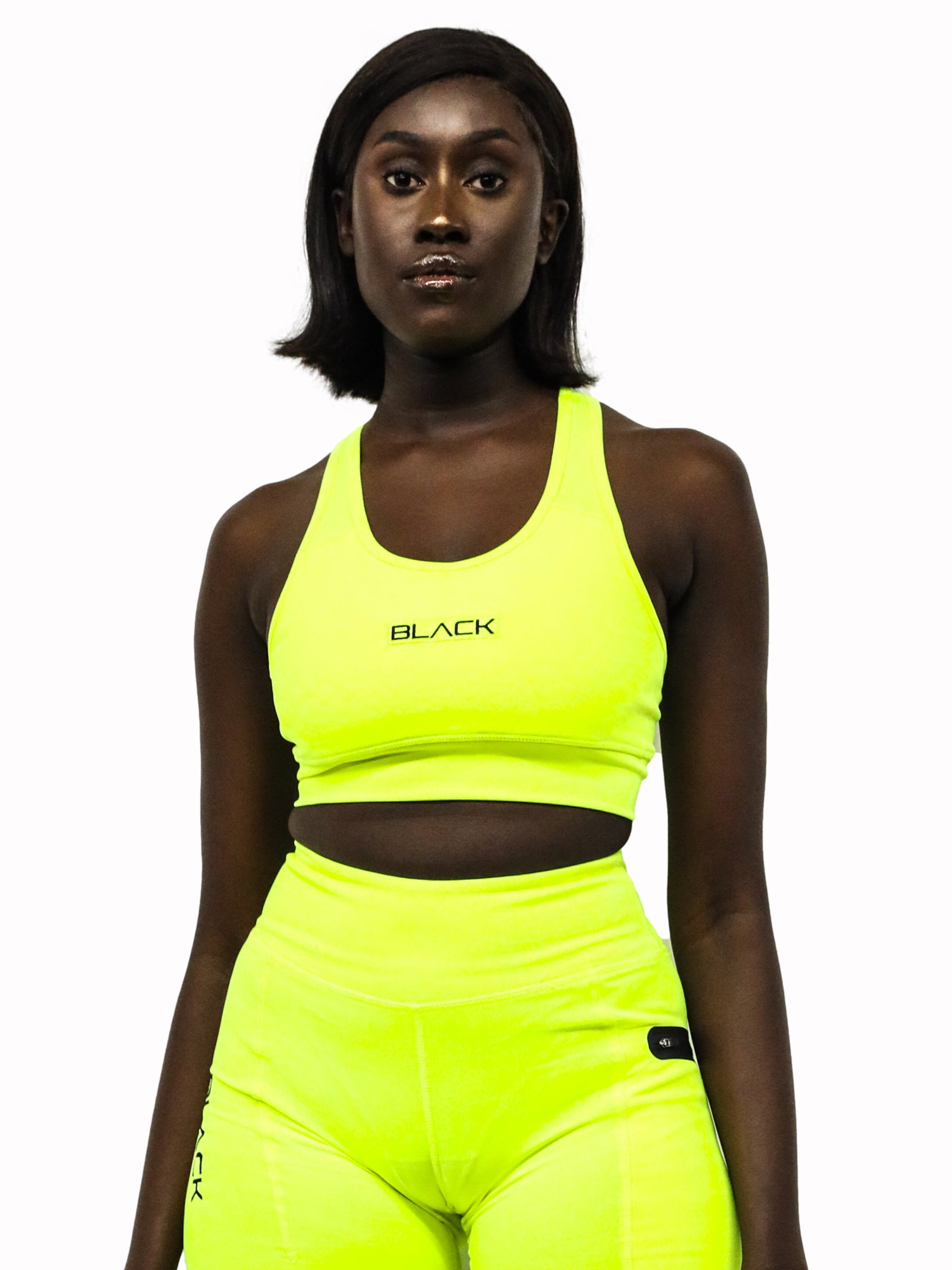 Women's Neon Bra – Actively Black Athleisure Wear